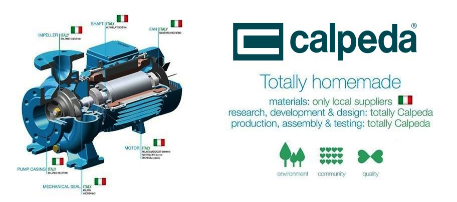 Calpeda ปั๊มน้ำอิตาลี ปั๊มน้ำ เครื่องสูบน้ำมาตรฐานระดับโลกจากอิตาลี